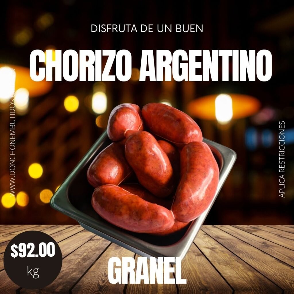 Chorizo Español de Cerdo (A Granel) | Don Chon